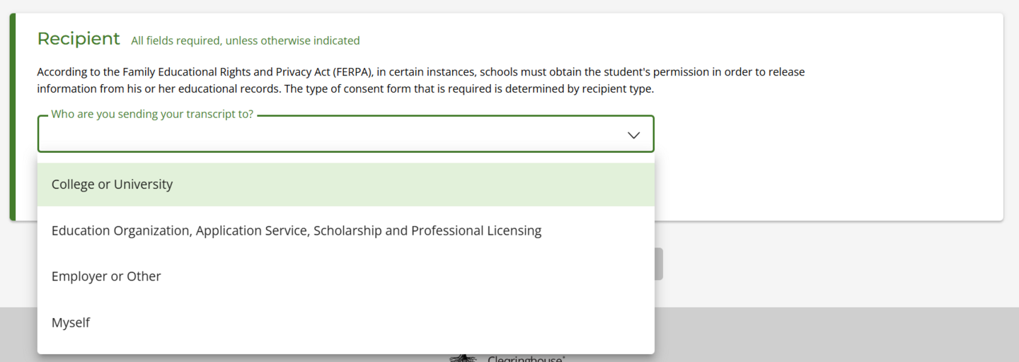 Verification for Current Students | Office of the University Registrar ...